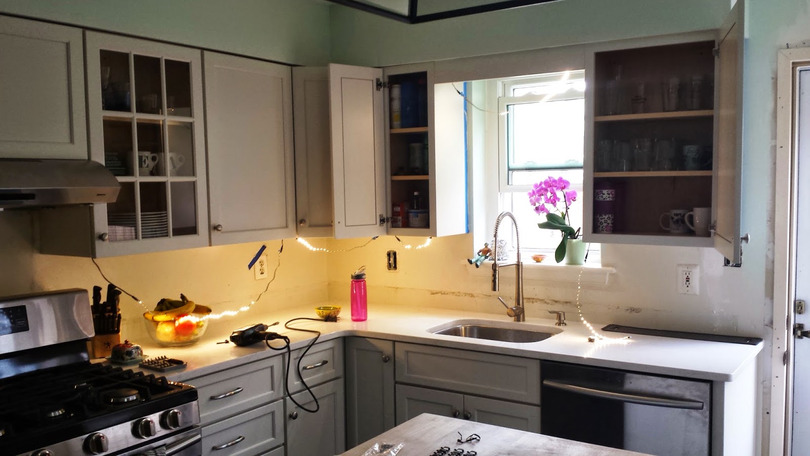 Mrs. H. Buys a House: Colored Walls and Dishwashers