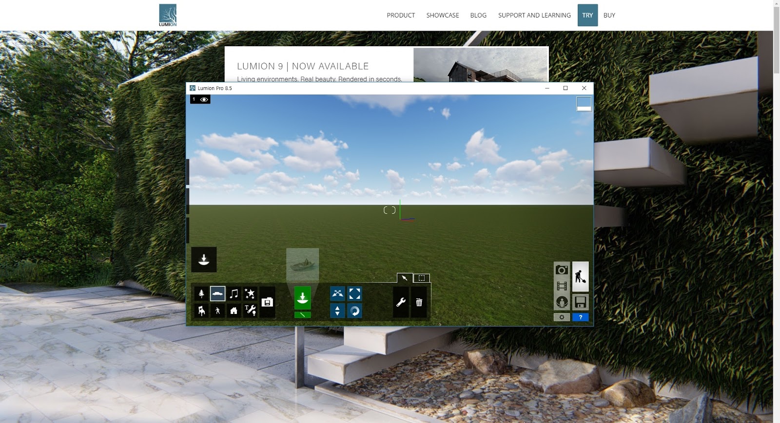 3. Let's look at the Lumion setting.