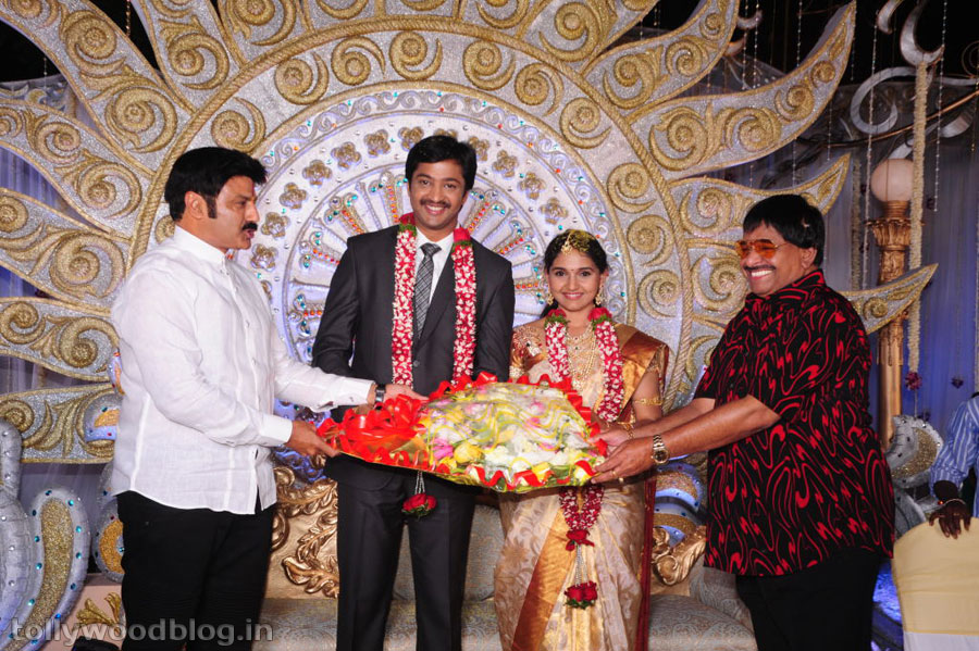 Aryan Rajesh Wedding Reception Photos Stills