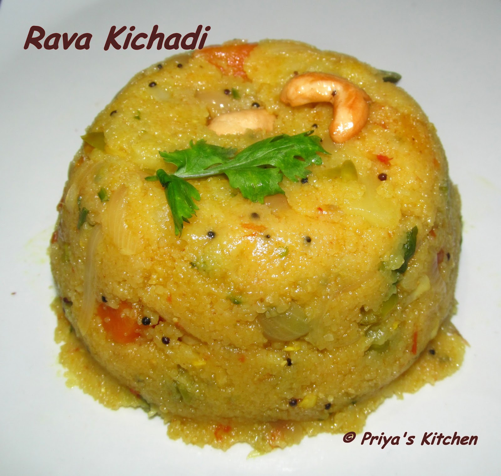 Classic Cooking: Sooji | Rava kichadi