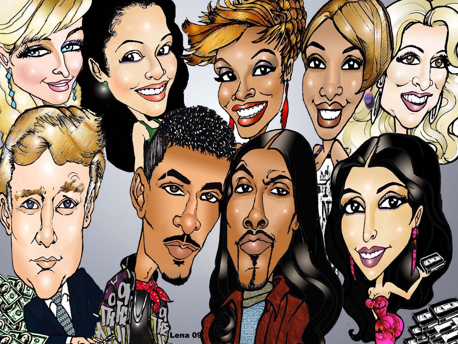 The Art Diva's Domain..Caricatures By Lena