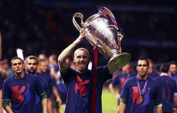 FC Barcelona Players Celebrating Champions League Triumph | Barca Match ...