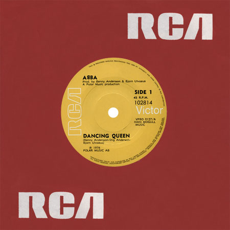 ABBAFanatic: ABBA Dancing Queen Hits Number 1 in UK