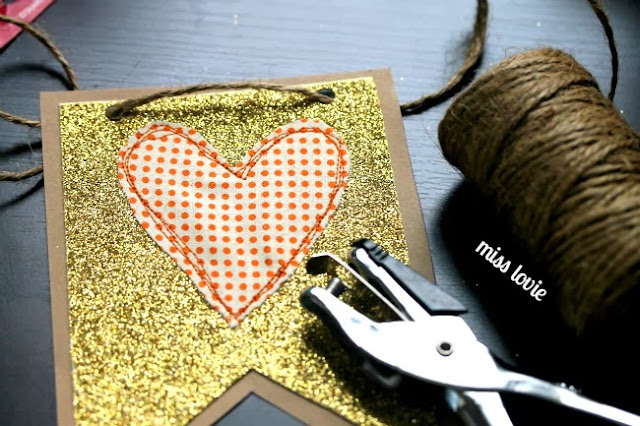 Miss Lovie: DIY Fabric Heart Fall Bunting with Free Template