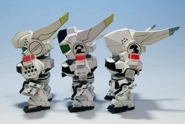 Patlabor : SD AV-98 Ingram Paper Toys | Paperized Crafts