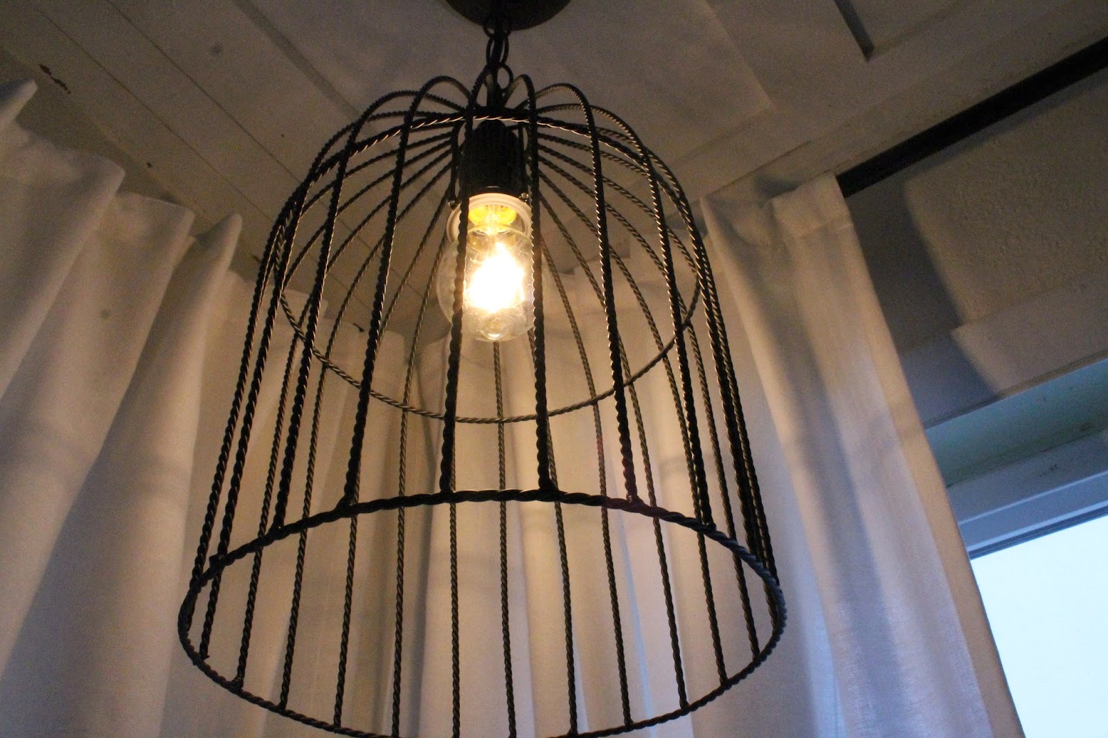 Wonderfully Made: DIY Ceiling Light Fixture