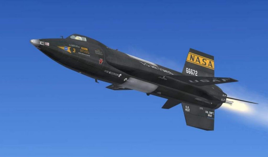 AVIÕES MILITARES: North American X-15