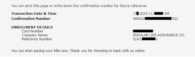 Enrolling Insular Life on BPI Express Online for Bill Payment | ITips