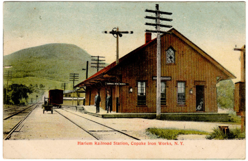 Old Pictures of Columbia County NY: Harlem Railroad Station, Copake ...