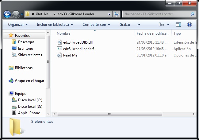 Nuestro Flow en Silkroad: Primeros Pasos: Instalar iBot