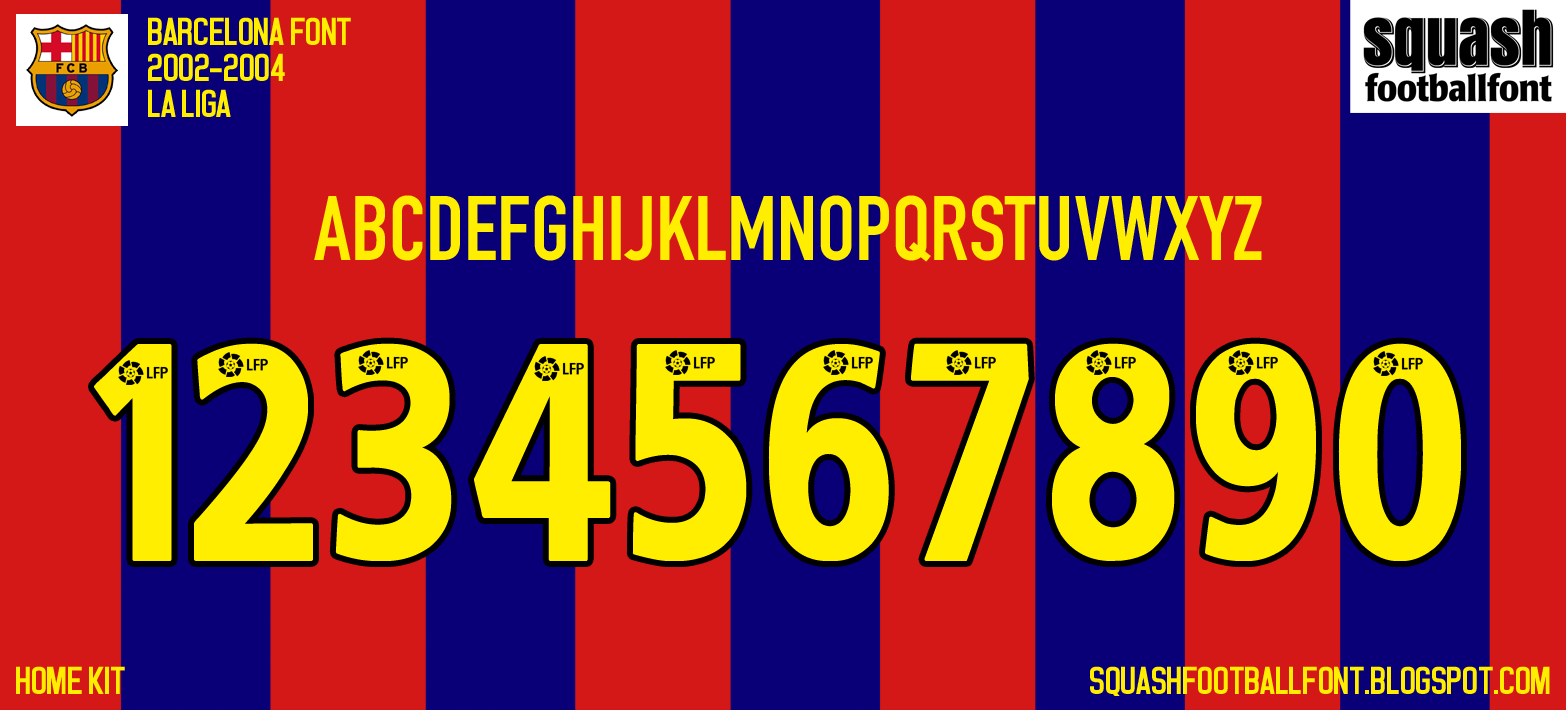 SFF: FC Barcelona 2002-2004 Font