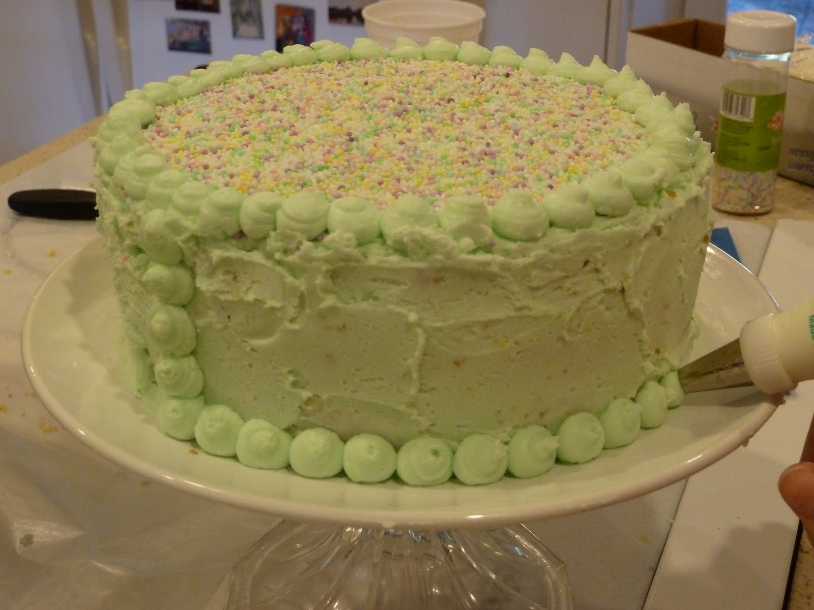 percent: cake decorating class