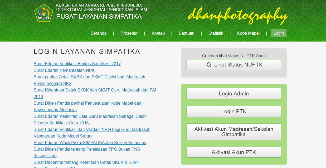 Simpatika Pusat - SMP MTs Pendidikan Menegah