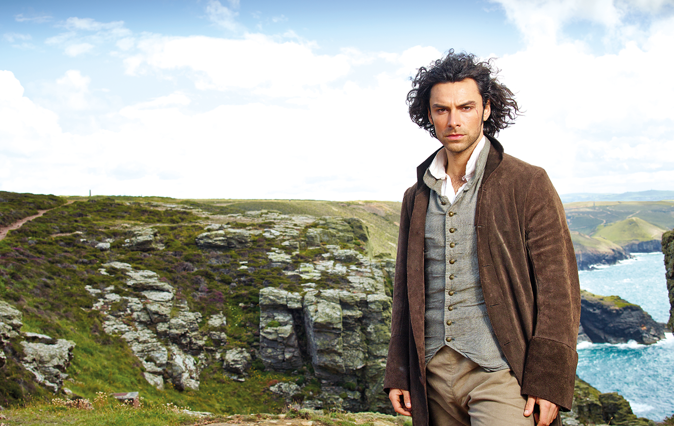 Poldarked: Aidan Turner and Eleanor Tomlinson in ITV's Poldark Promotion