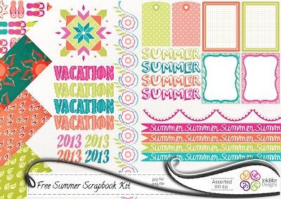 InkBite Designs: Summer Vacation FB Hop - Loads of Freebies