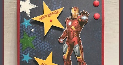 Danita's Designs!!! : Iron Man Birthday Card