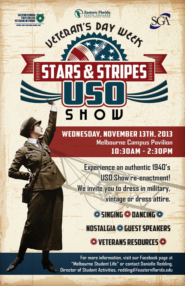 Stray Thoughts: Eastern Florida Salutes Veterans with Special USO-Style ...