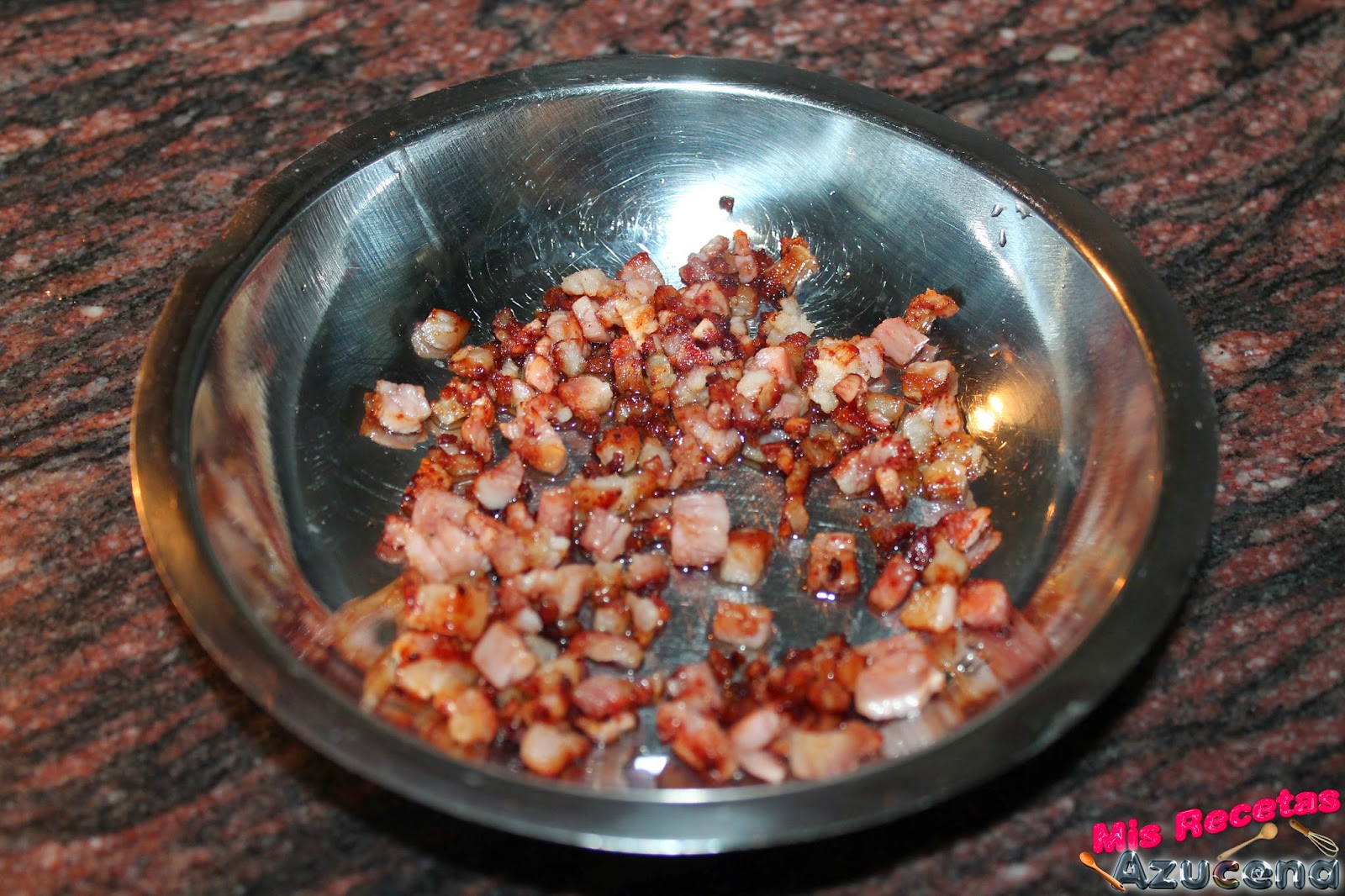 Mis Recetas: Pan de aceitunas y beicon.