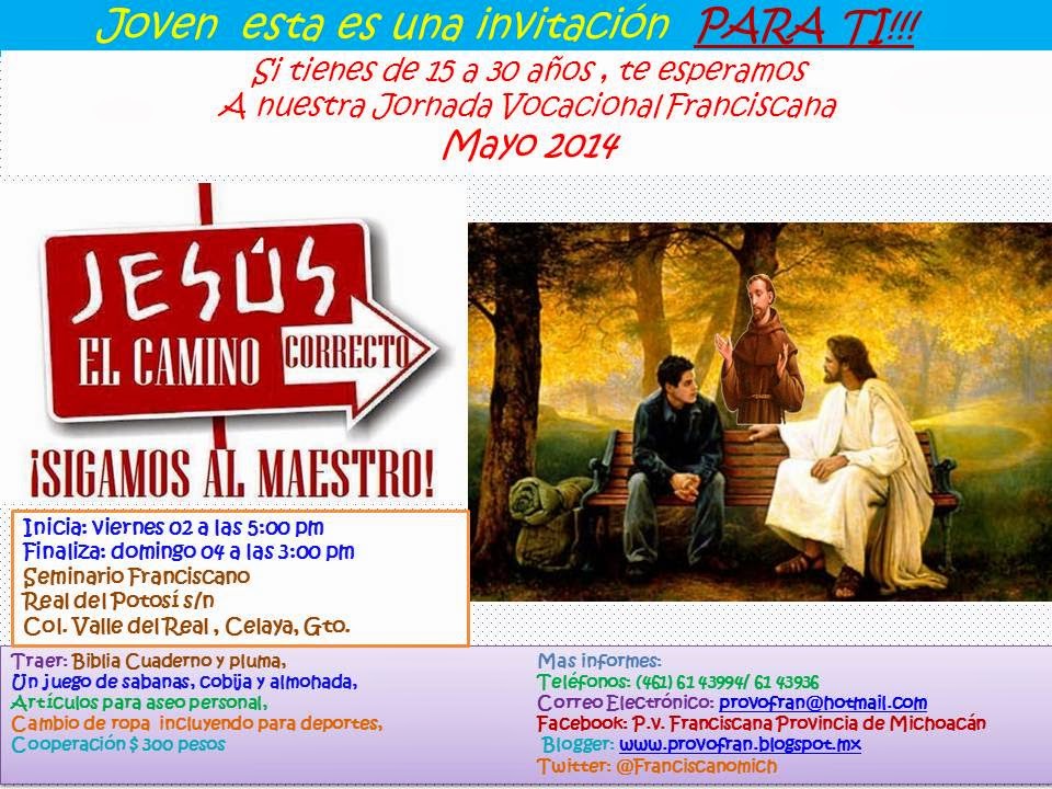 Jornada Vocacional Franciscana | Promoción Vocacional Franciscana