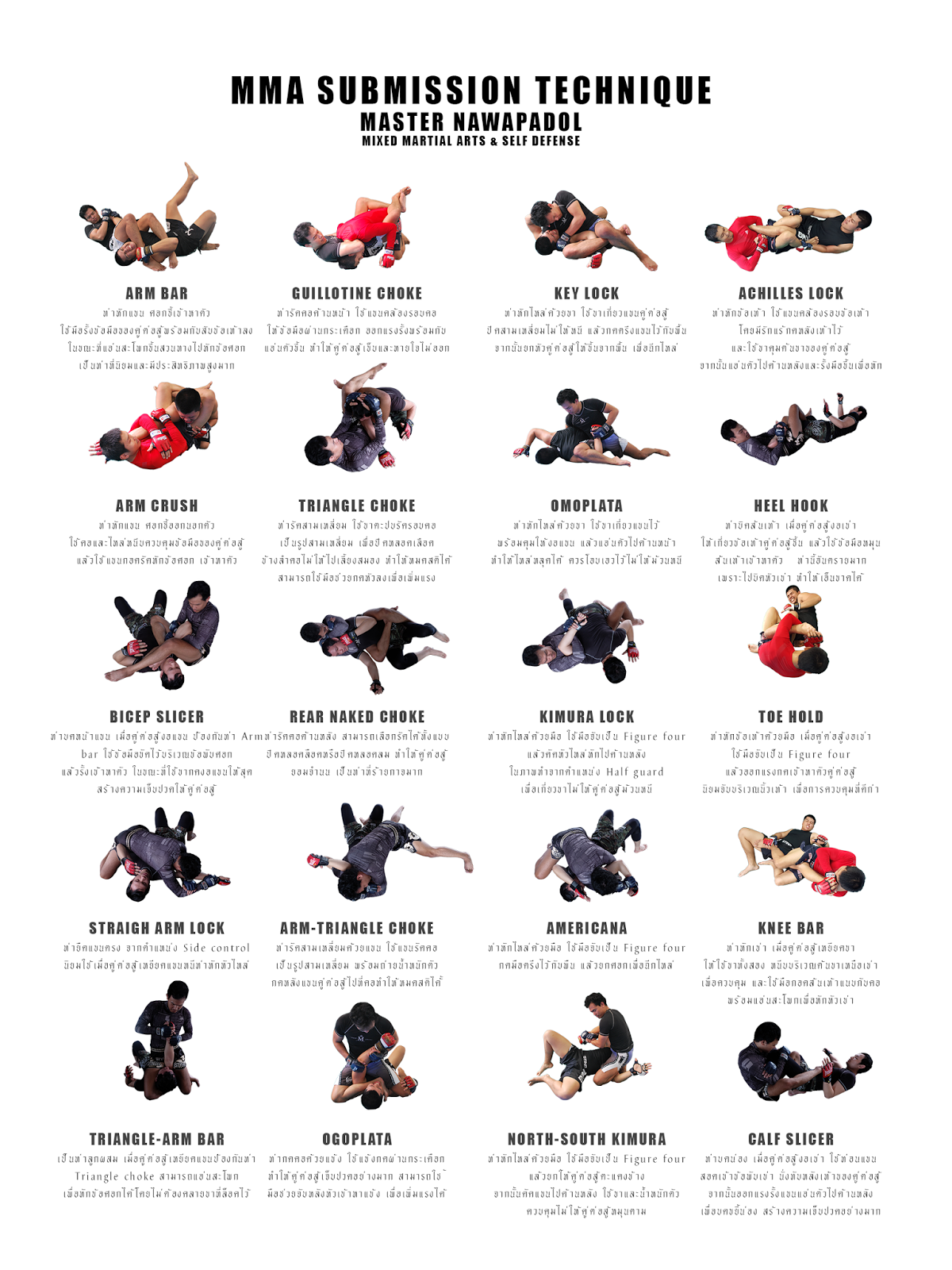 สอนต่อสู้ป้องกันตัว ด้วยศิลปะการต่อสู้แบบผสมผสาน (MMA): Mixed Martial ...