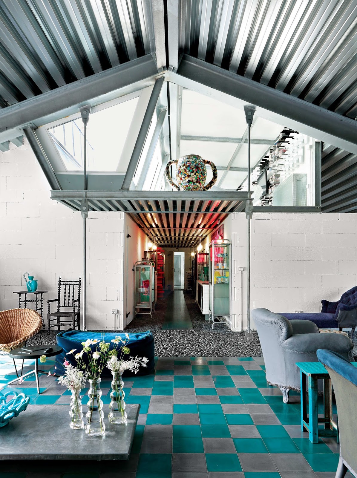Paola Navone Eclectic Renovated Factory