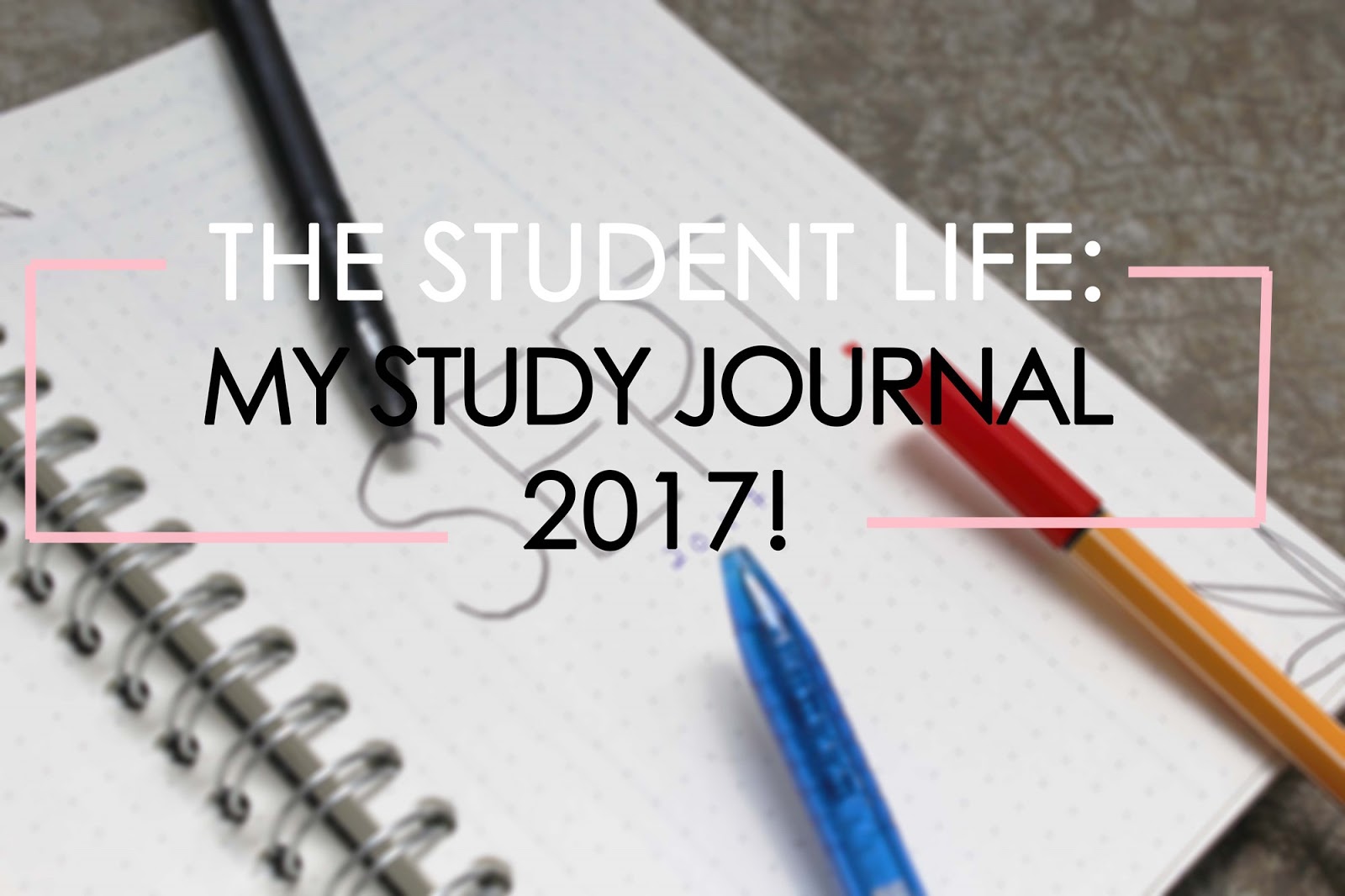 Cheese & Cincau: My Study Journal! 2017