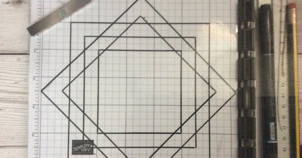 Crafting With Jane: Stamparatus Grid Paper Wreath Template - Step by ...