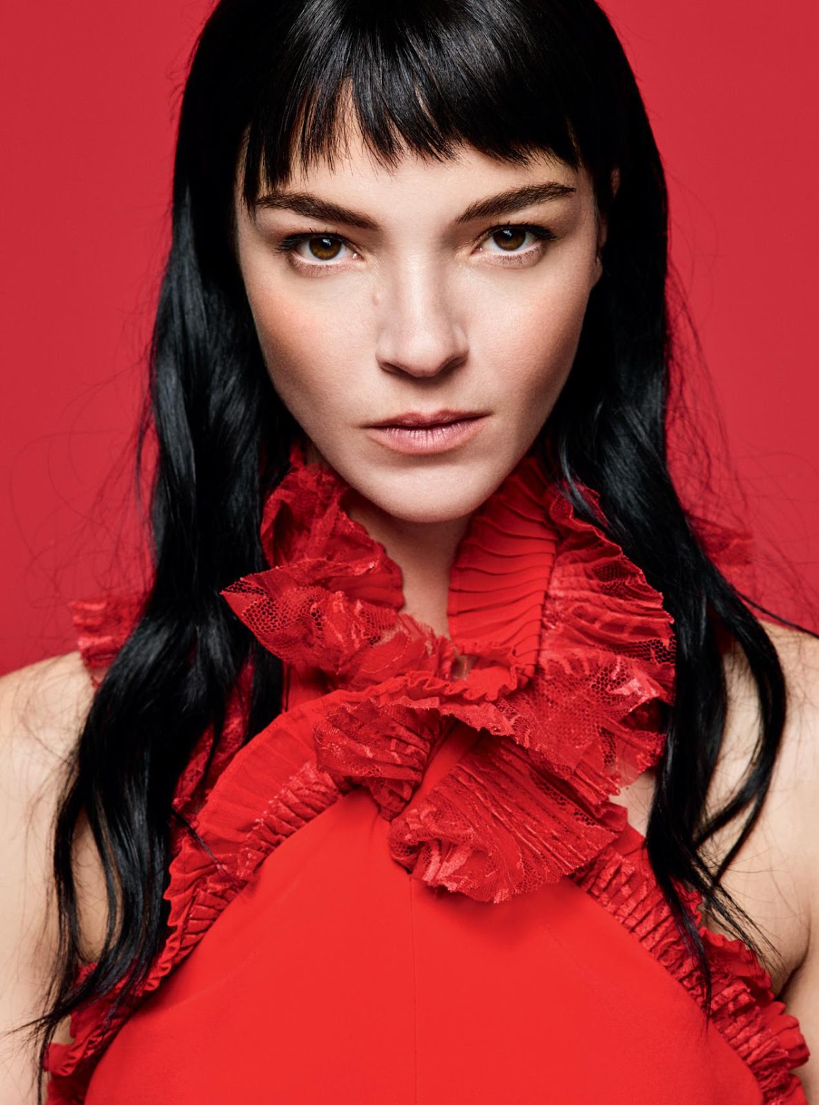 Mariacarla Boscono in Harper's Bazaar UK October 2016 by Nico Bustos