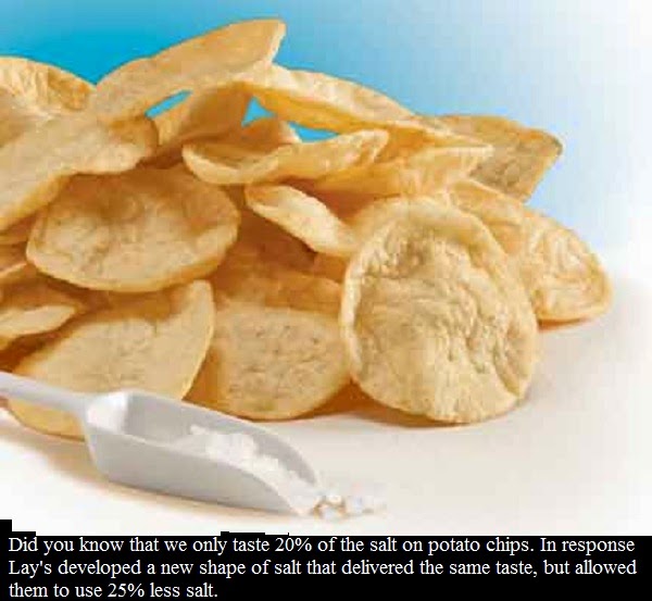 Did you know that we only taste 20% of the salt on potato chips - Facts ...