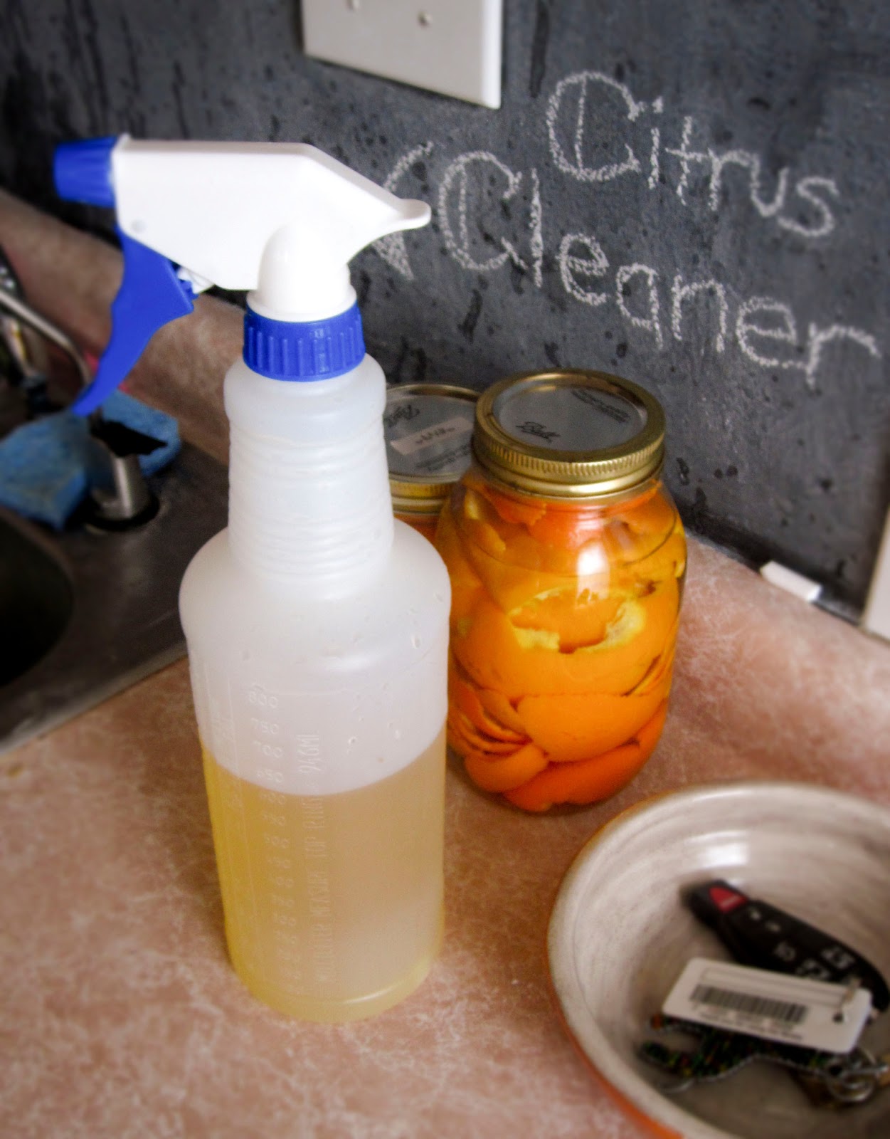 the homemade calling: homemade citrus cleaner