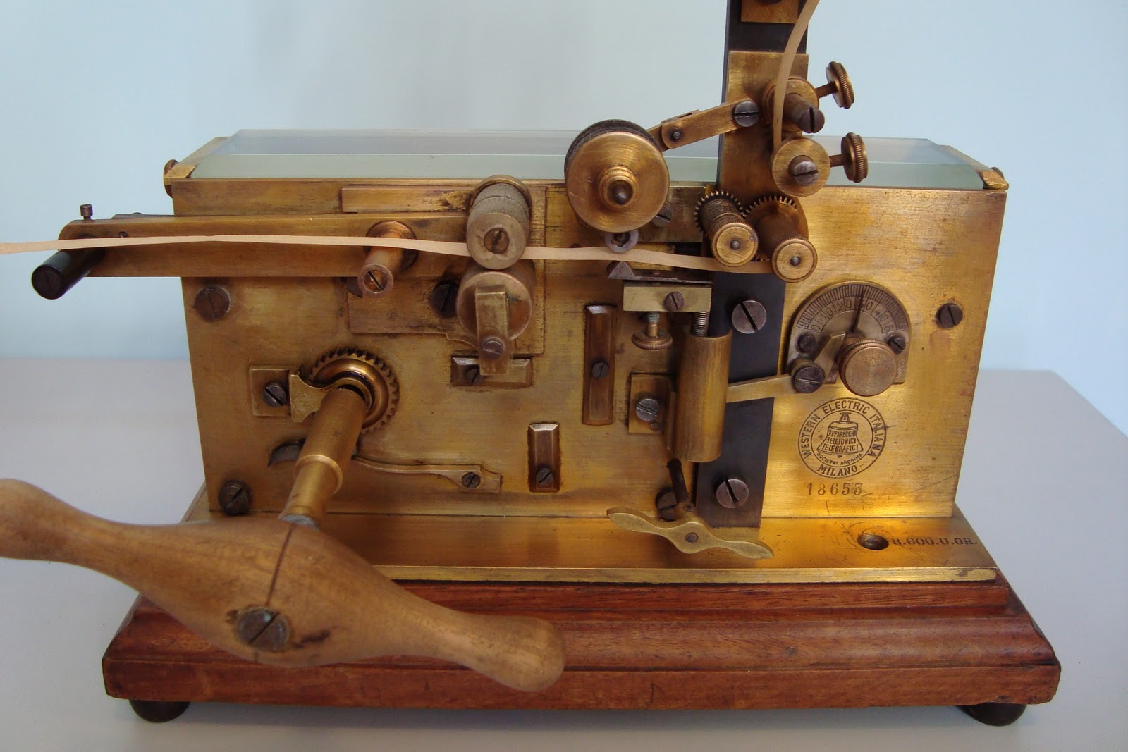 LA STANZA DEI BACHI: Telegrafo Morse Western Electric Italiana Milano