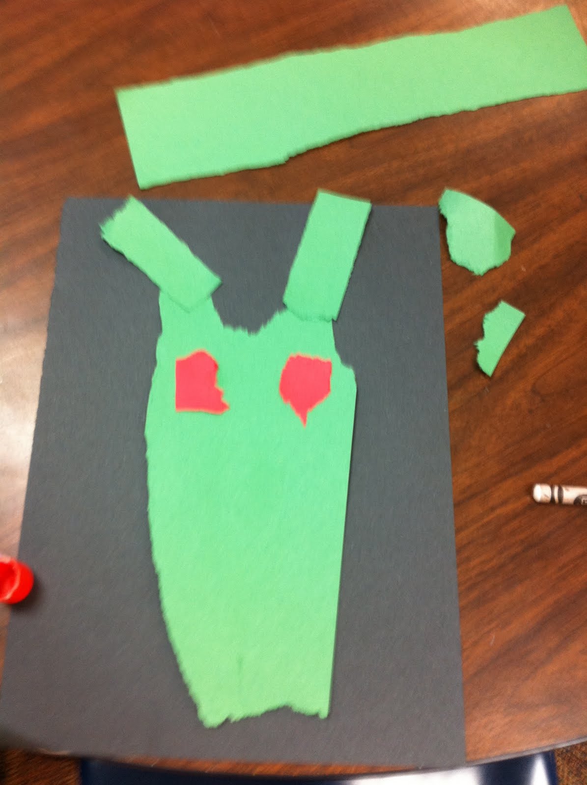 Torn Paper Aliens - Fairy Dust Teaching
