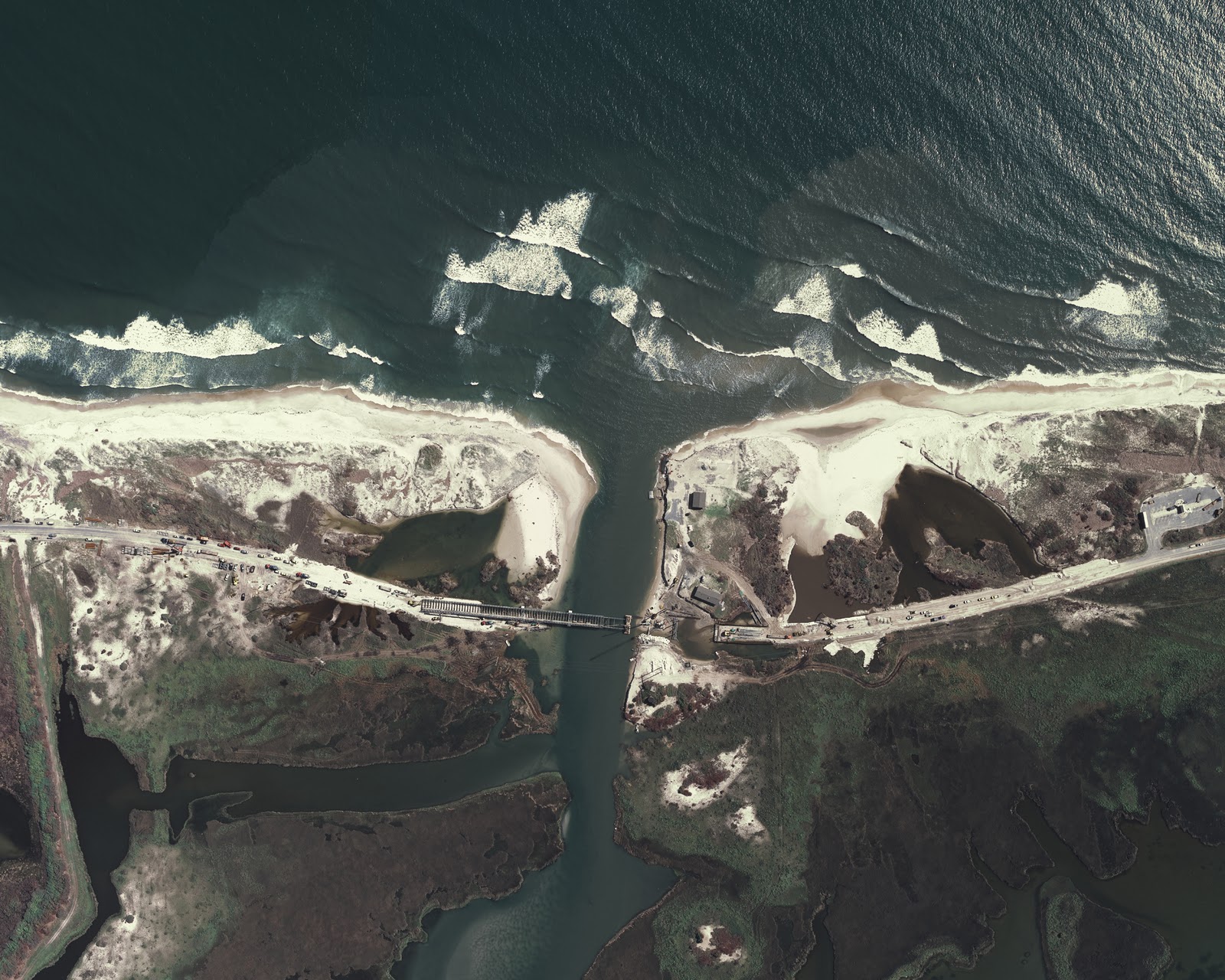 Rebuilding NC12: Cool New Aerial Shot of the Pea Island Breach