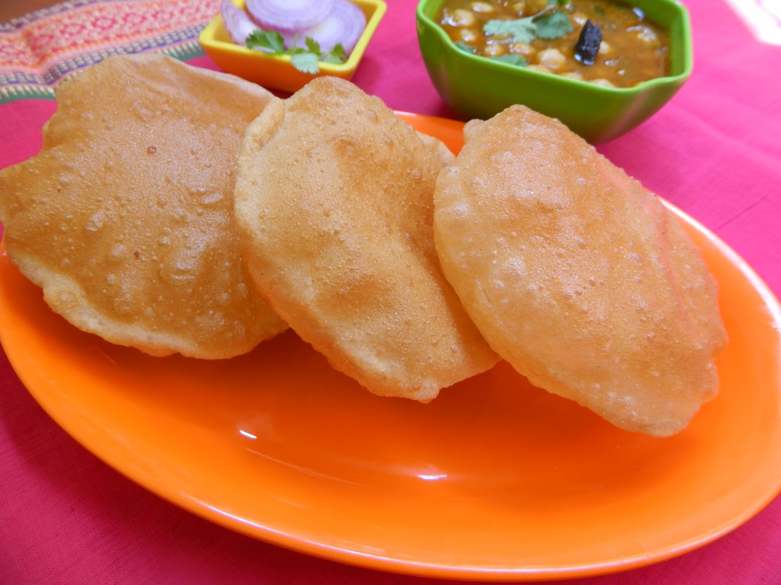 Sunita's Easy Cooking: Poori Chole Recipe