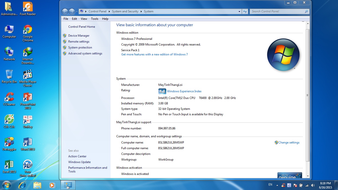 Ghost Win 7 32,64 Bit Full soft and Diver mới nhất 2015