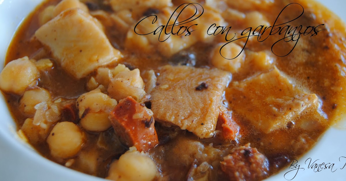 Mmmmm... Me gusta comer: CALLOS CON GARBANZOS