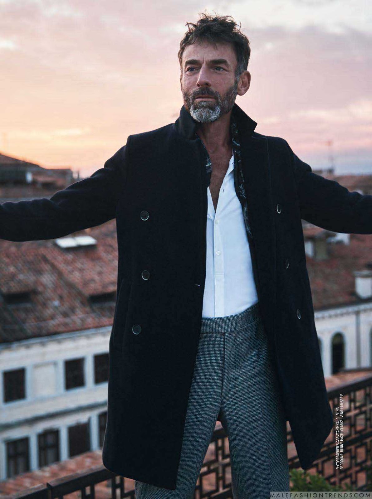 Alain Gossuin recorre Venecia como un magnate para The Rake Magazine
