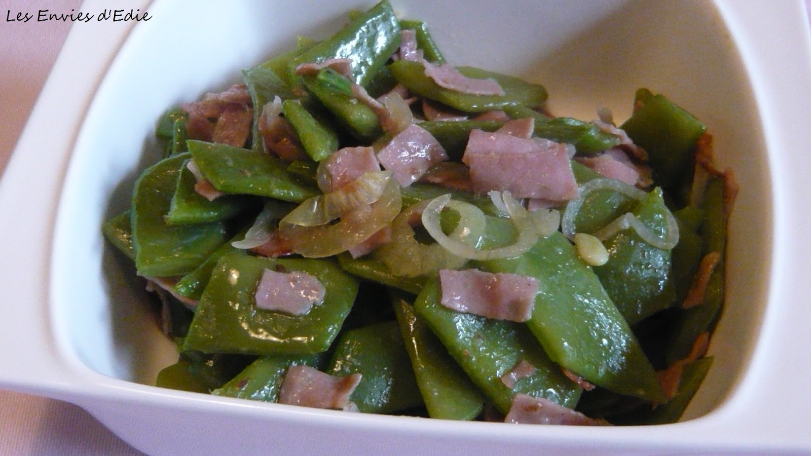 Amuse Bouffe: Haricots Plats à l'Echalote et Mortadelle/Fagioli Piatti ...