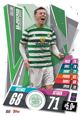 Trading Card Hub.UK: Topps Match Attax 2020-2021 Celtic FC Set