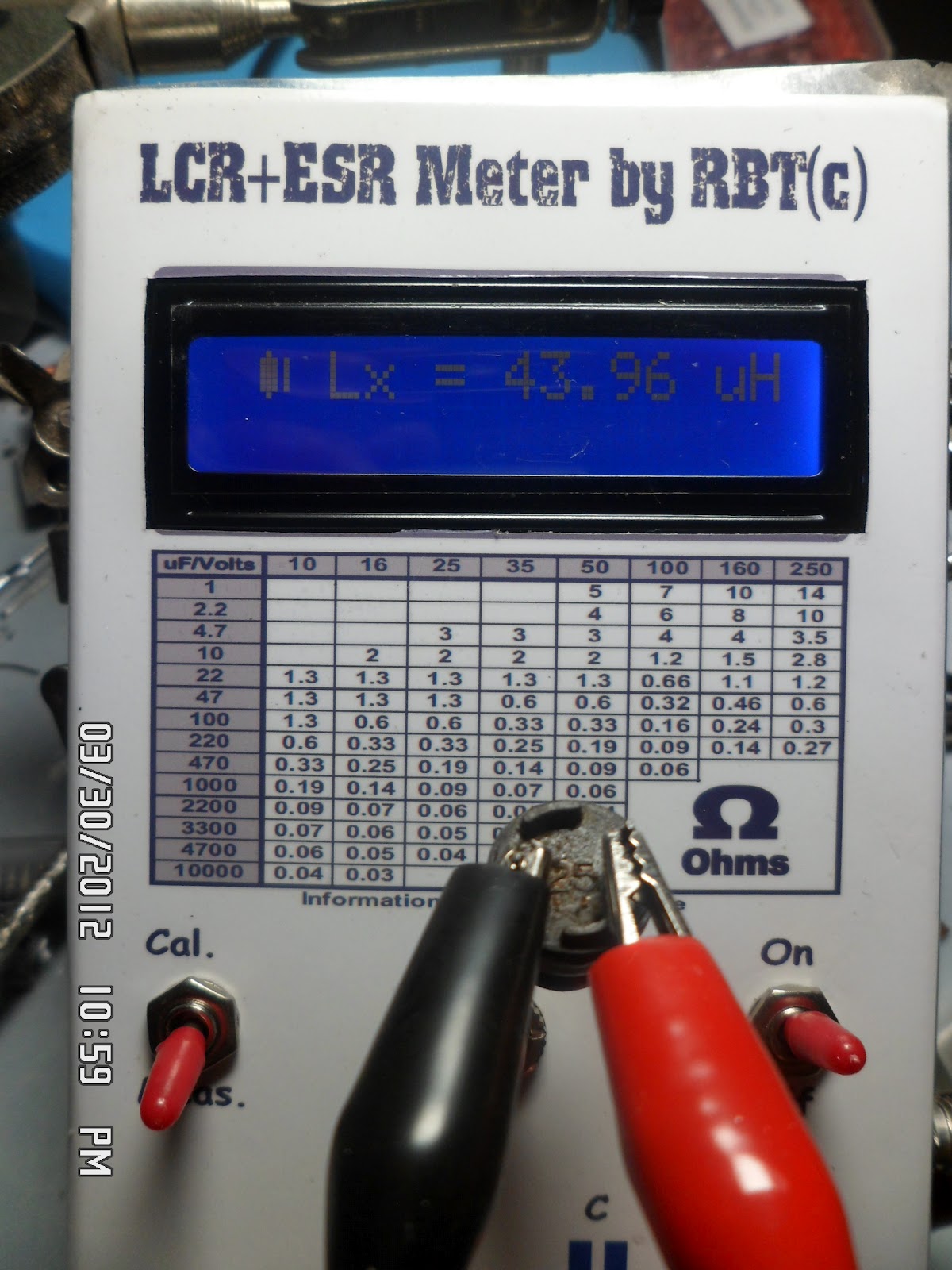 RBT's Tech Depot: DIY LCR+ESR Meter