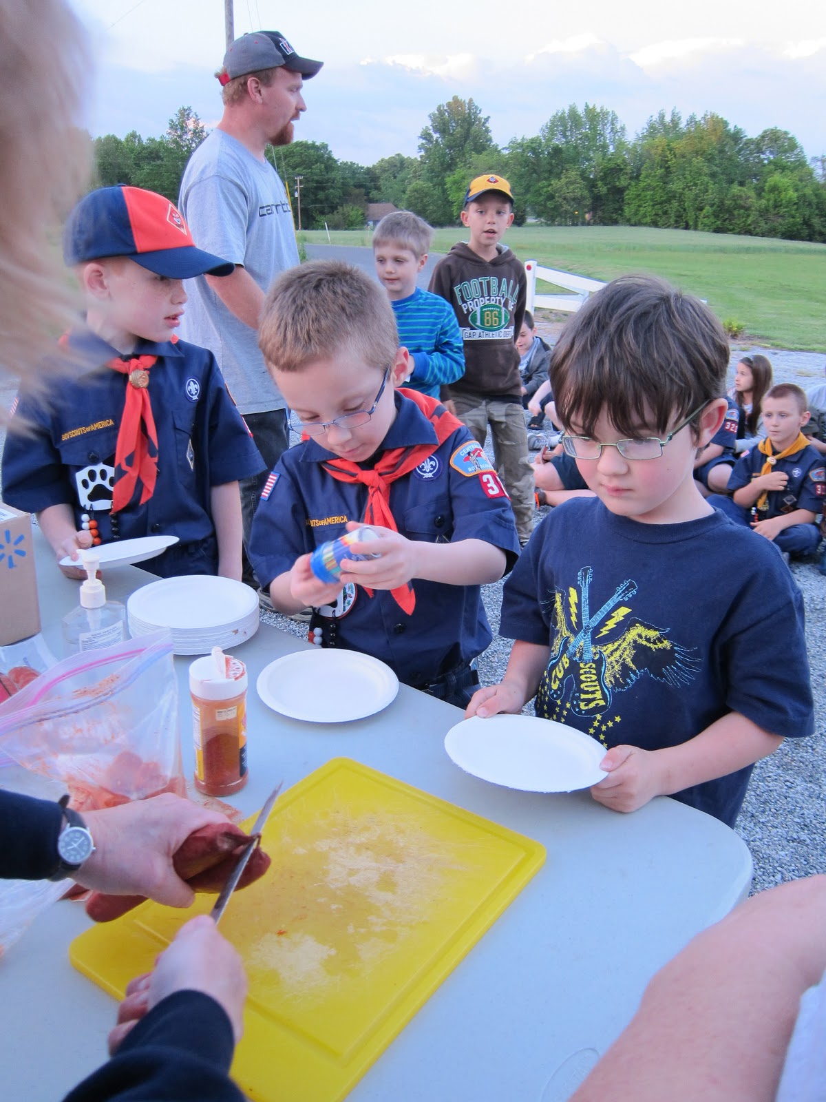 Barbecue Master: Cub Scouts Enjoy Learning How to Grill Sausages