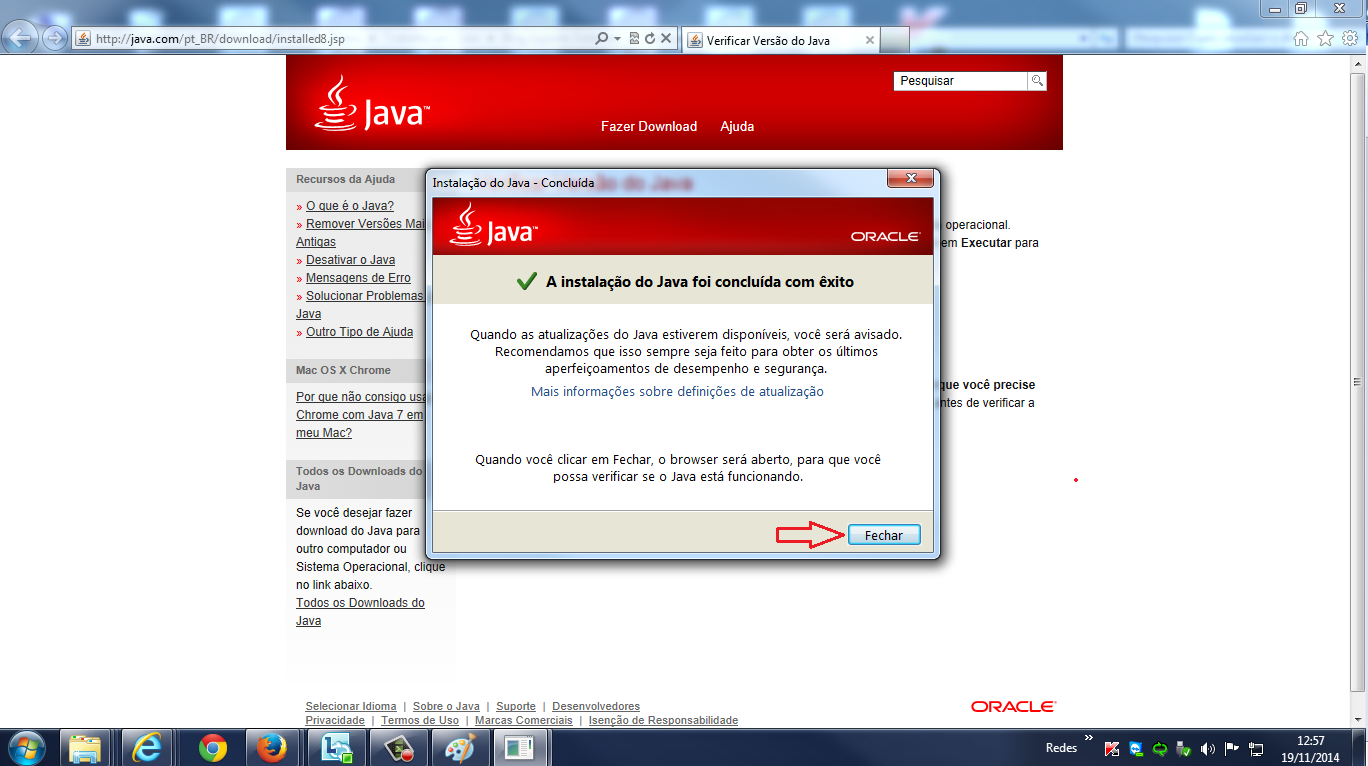 Suporte Sistemas: Como instalar o plugin JAVA