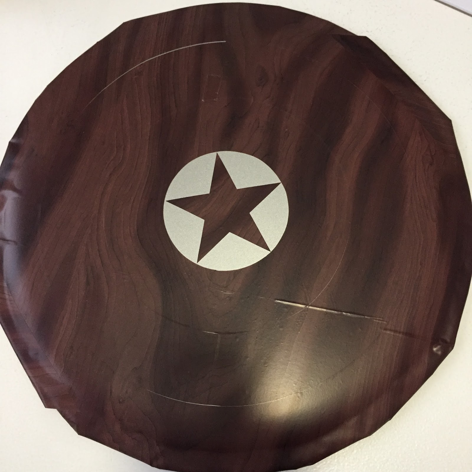 Stick This: DIY Captain America Shield from a Pizza Pan
