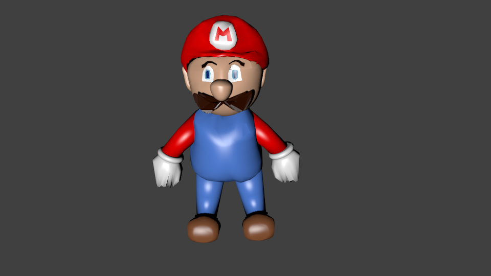 Blender Objects Super Mario