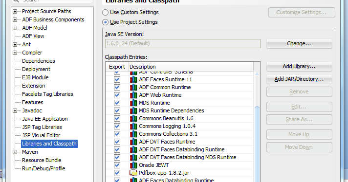 Oracle Technologies Stack: Creating pdf file in Oracle ADF