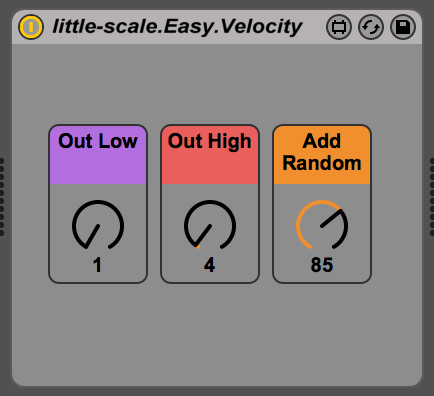 little-scale: Max for Live: Easy Velocity
