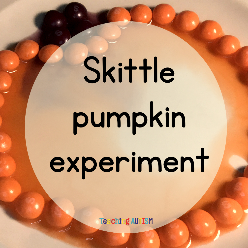 Skittle Pumpkin - Teaching Autism