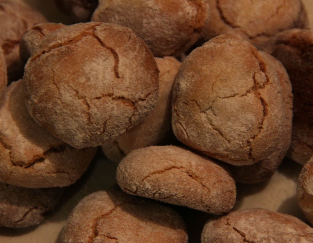 Bergson is in the kitchen: Amarettis