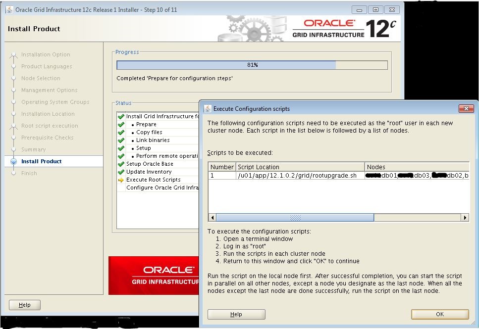 Garuda Oracle SQL postgresql AWS blog: Upgrade Oracle Grid Infrastructure and Database from 11.2 ...