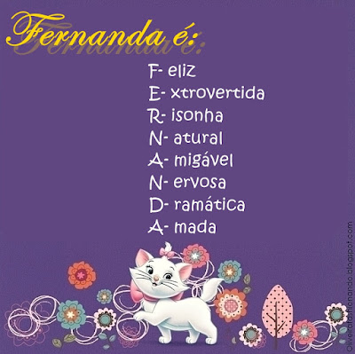 Nome Fernanda